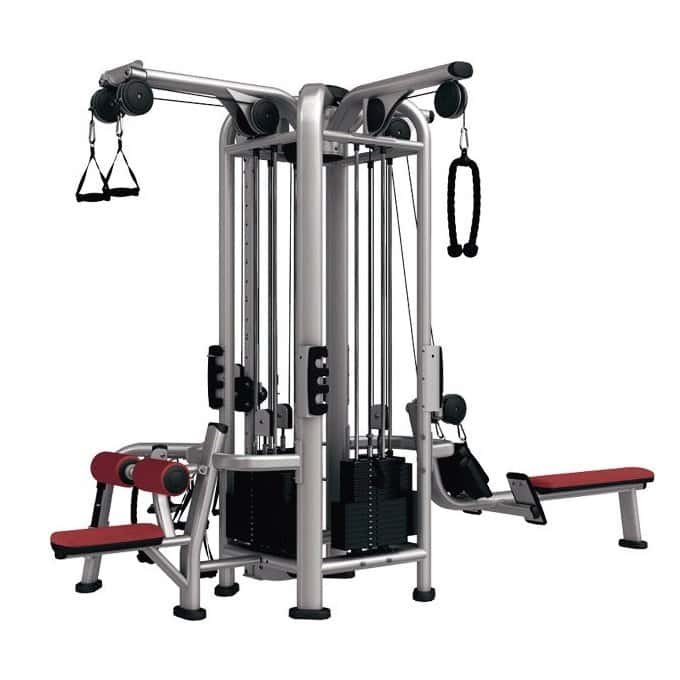 Commercial Multi-Jungle 4-Stack | 4-User Multi-Station Gym